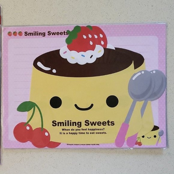 Office | Kawaii Purin Pudingu Pudding Dessert With Cherries ...